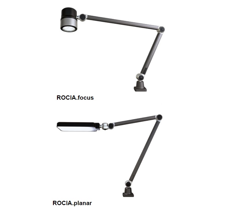 Waldmann Machine Light - Arm-Mounted Luminaires